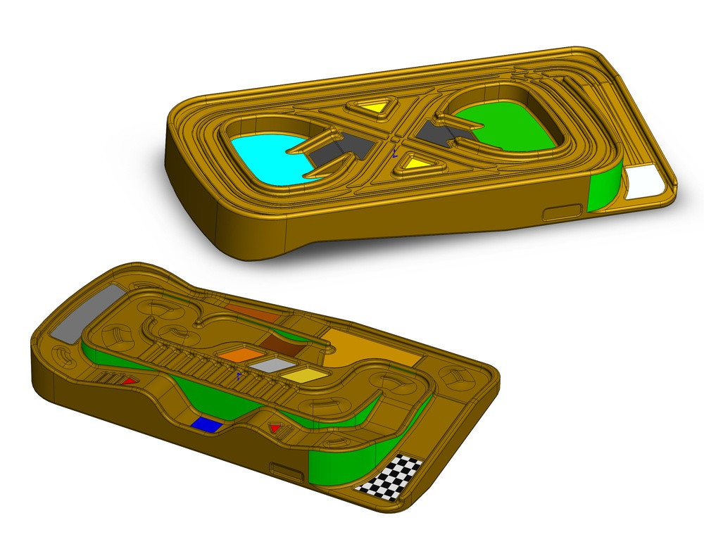 Carry and Go Race Track Toy Car and Train Table | Kid’s Race Track ...